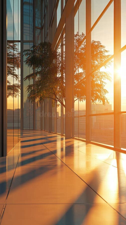 Warm Sunlight Office Window High Rise Stock Photos - Free & Royalty ...