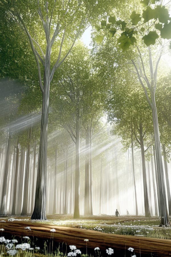 Dynamic Evolution of Lush Forest Environments Filled with Light and ...