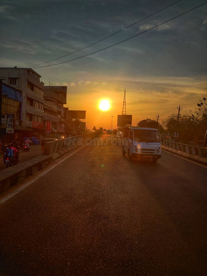 Sunlight Sunset Sun Bright Light Editorial Stock Photo - Image of light ...