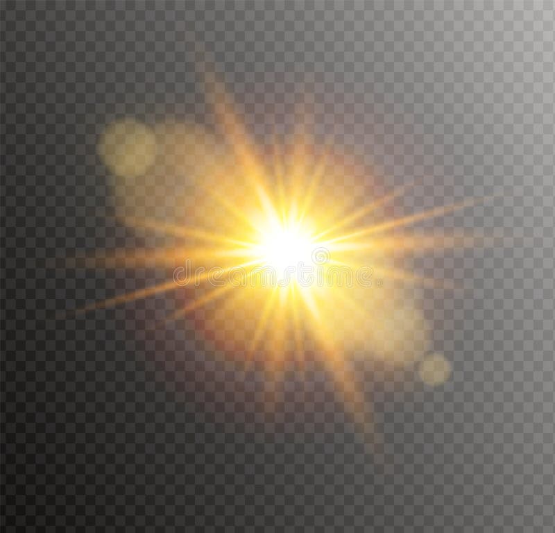 White Sunlight light stock vector. Illustration of brilliant - 146248492