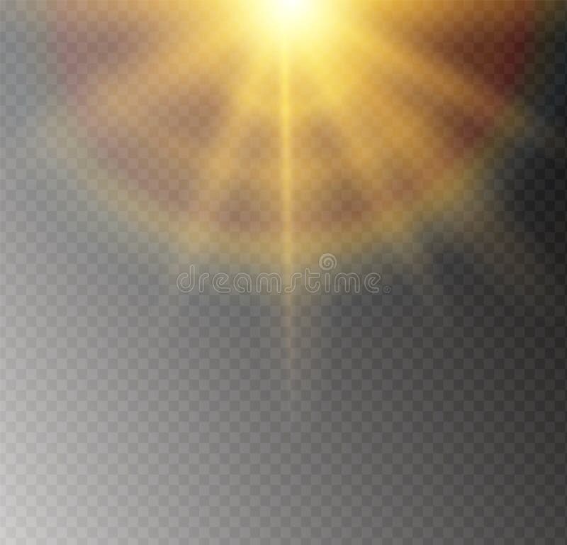White Sunlight light stock vector. Illustration of decoration - 146248510