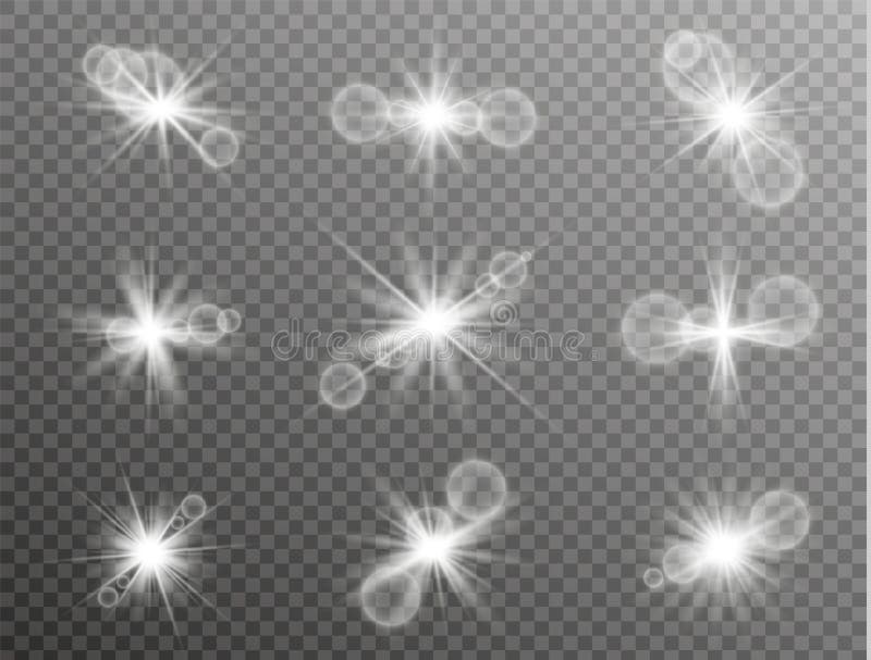 White Sunlight light stock illustration. Illustration of burst - 146399020