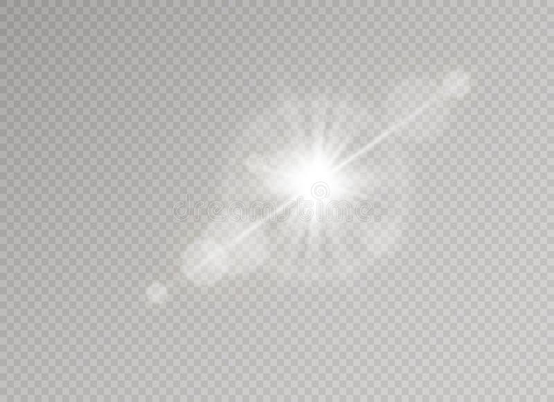 White Sunlight light stock vector. Illustration of festive - 128417894