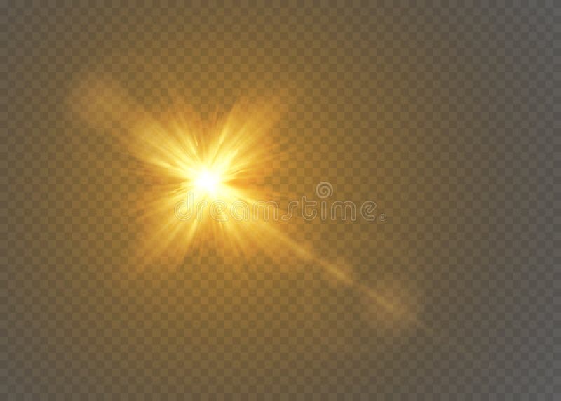 Sunlight Translucent Special Light Effect Design. Vector Blur in ...