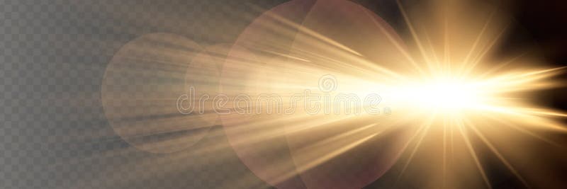 Sunlight Translucent Special Light Effect Design. Vector Blur in ...