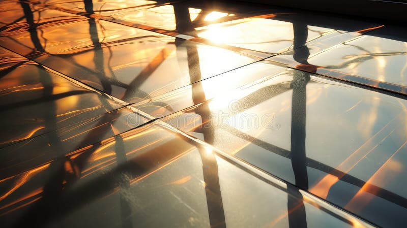 Sunlight Transparent Glass Texture Stock Illustration - Illustration of ...