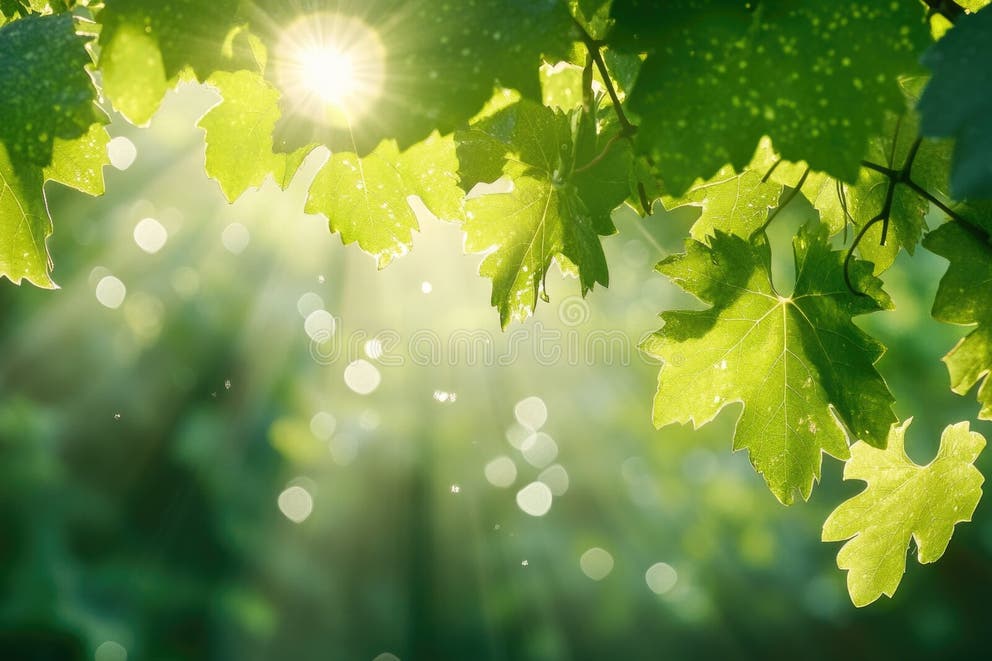 Sunlight through Tree Leaves Stock Photo - Image of tree, light: 380185276