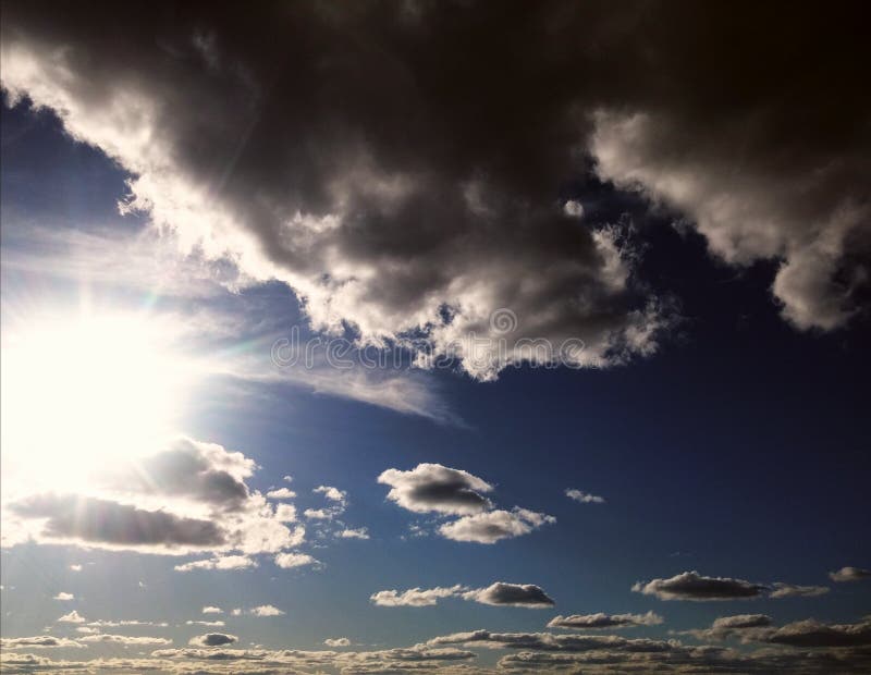 Sunlight stock photo. Image of blue, horizon, colorfull - 70389014