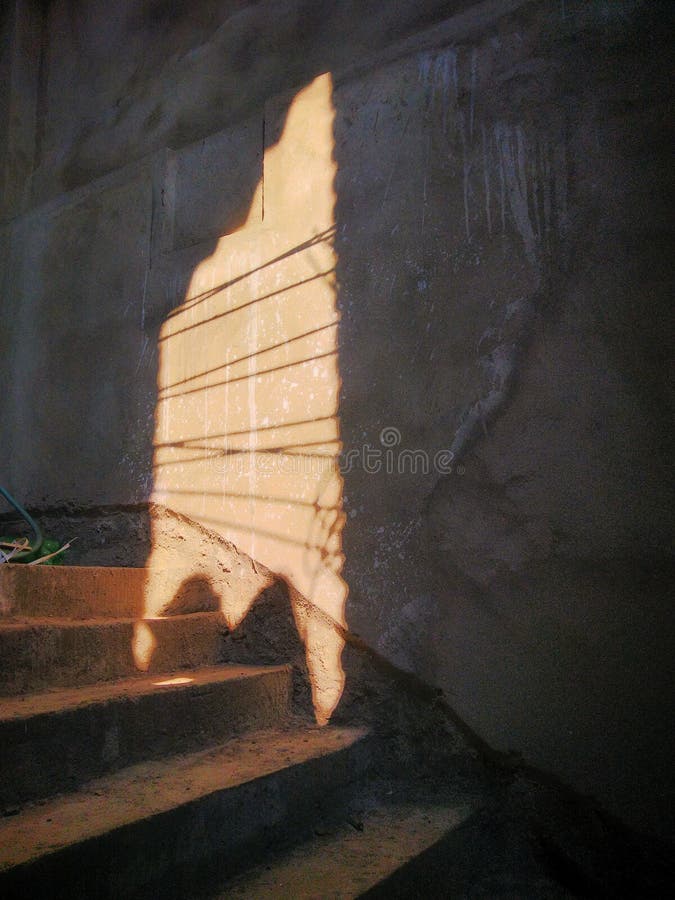 Sunlight on the wall stock image. Image of shadow, sunny - 108912625