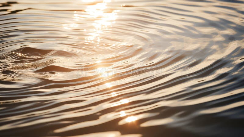 Sunlight water ripple stock illustration. Illustration of symmetry ...