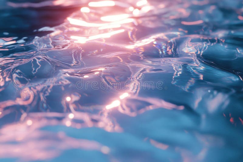 Sunlight on Water Surface stock photo. Image of ripples - 381853720