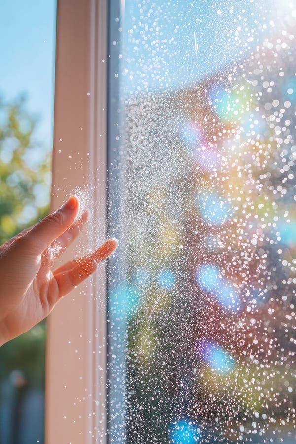Sunlight through Window, Dust Particles, Cleaning Glass, Bokeh ...