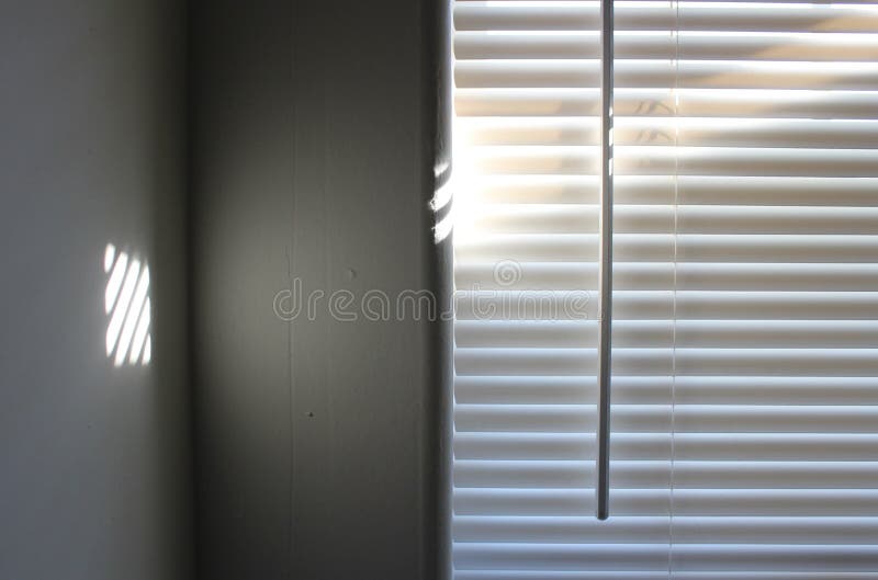 Sunlight through a Window Makes a Pattern on the Wall Stock Photo ...