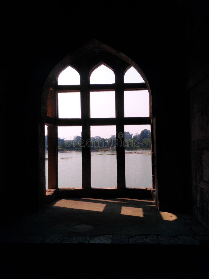 Sunlight through the Windows of an Ancient Royal Palace India. Stock ...