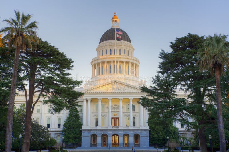 California State Capitol Building, Sacramento CA Stock Photo - Image of ...