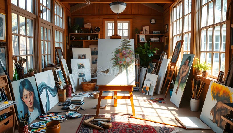 A Sunlit Artist S Haven: an Eclectic Collection of Paintings and ...