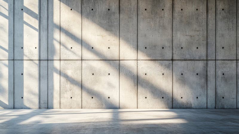 Sunlit Concrete Wall Texture Background Stock Illustration ...
