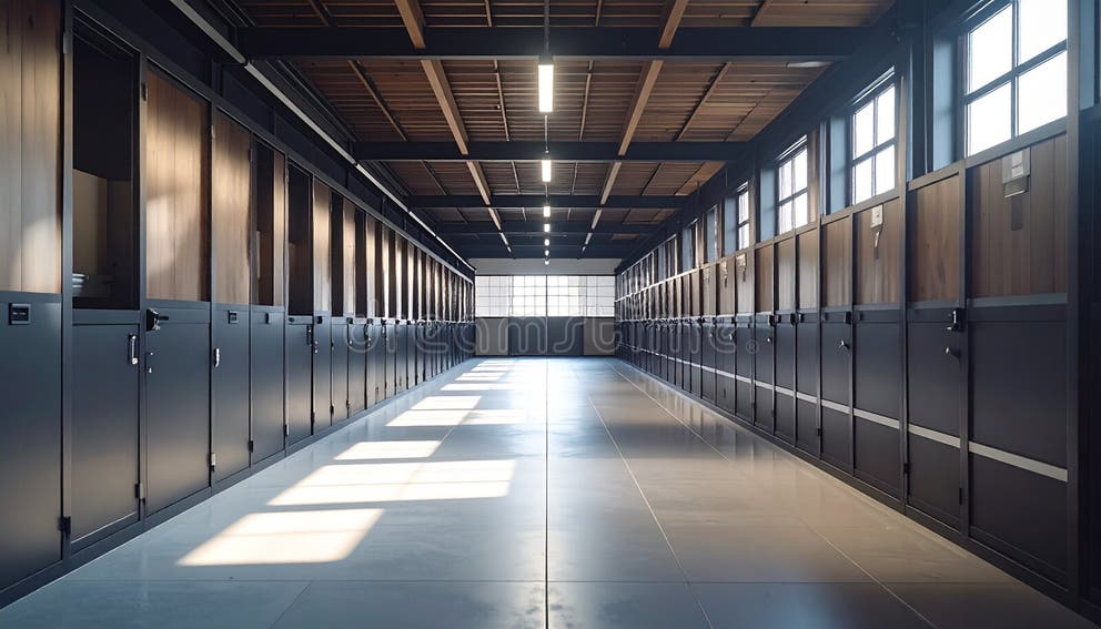 Modern Self Storage Facility Corridor Stock Illustrations – 84 Modern ...