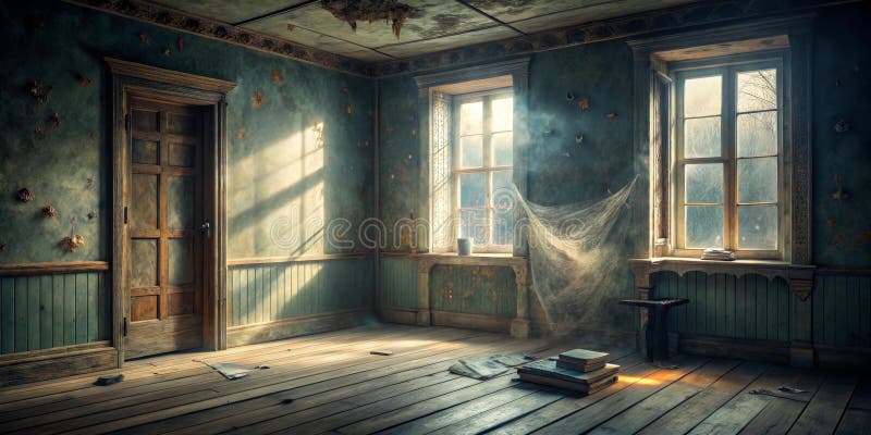 Sunlit Dust Motes Dance in a Forgotten Room S Aged Elegance. Generative ...