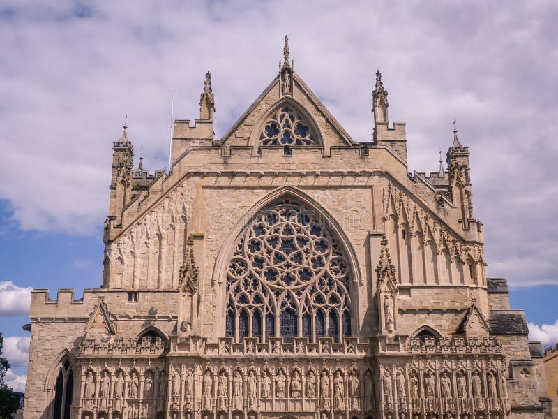 Exeter Cathedral, Devon, England, UK Stock Image - Image of historic ...