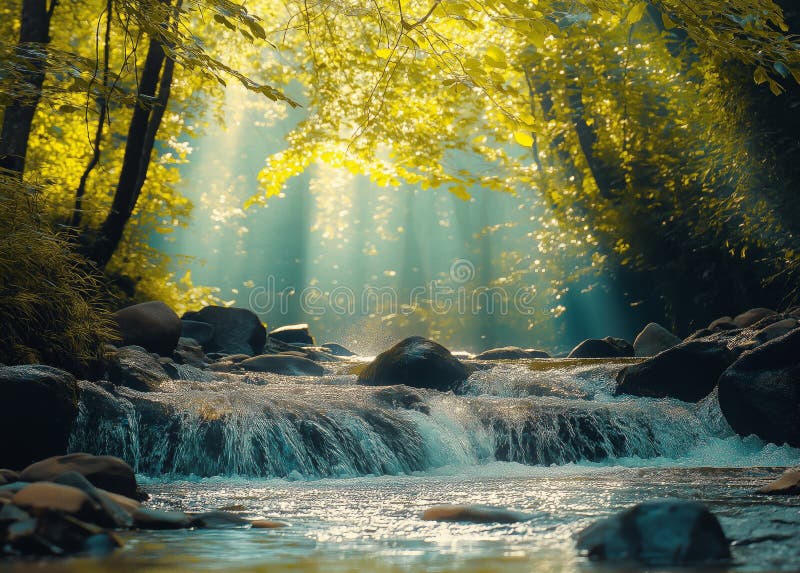 429 Serene Water Flowing Sunlit Forest Stock Photos - Free & Royalty-Free Stock Photos from ...