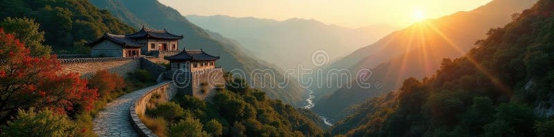 Sunlit Hakka Tulou Complex, Serene Countryside Setting, Countryside ...