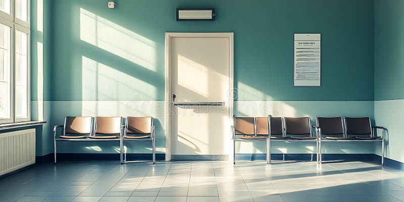 Sunlit Hospital Waiting Room Calm and Serene Stock Photo - Image of ...
