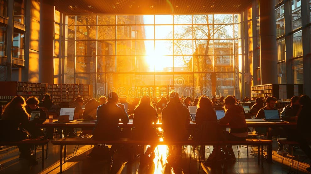 Library Study Session Stock Illustrations – 763 Library Study Session ...