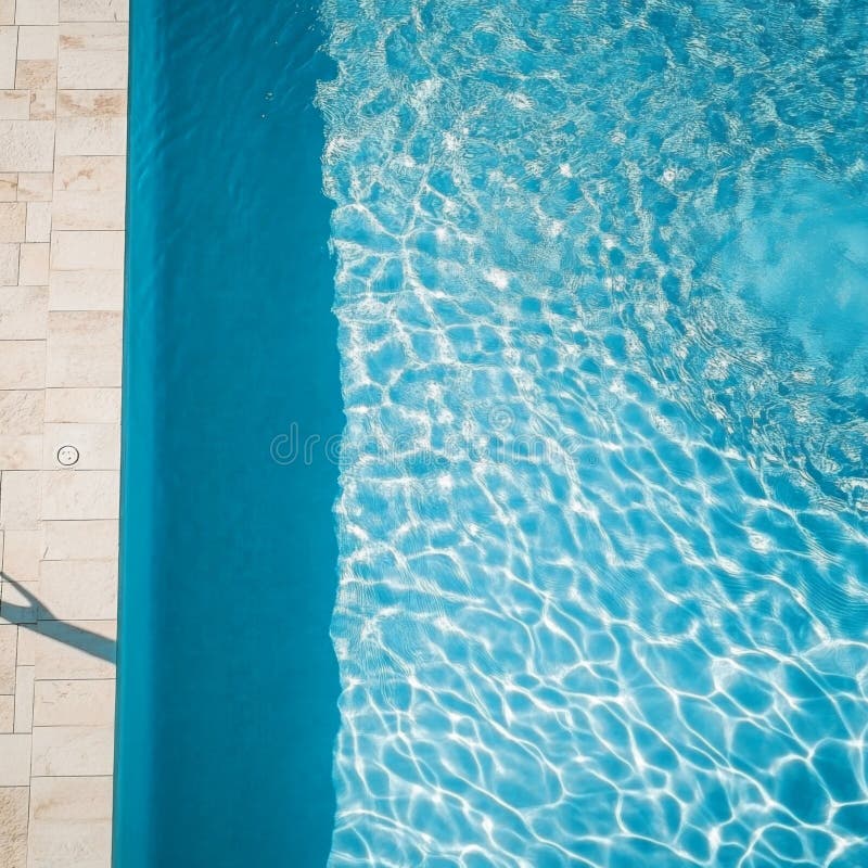 Sunlit Pool Water Reflections Stone Tiles Stock Photos - Free & Royalty ...