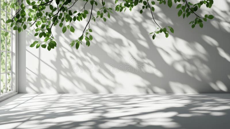 Sunlit Room, Leaves Shadow, Minimalist Design, Mockup is the Title of ...