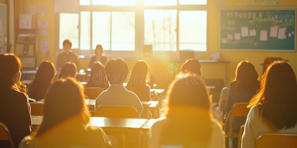 Classroom Lesson in Sunlight Stock Image - Image of light, sunday ...