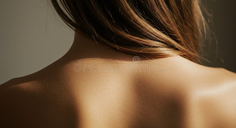 Sunlit Shoulder and Neck Create a Study in Texture and Shadow, Hinting ...