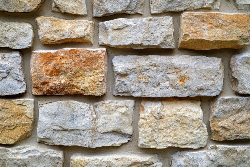 Sunlit Stone Wall Texture in Outdoors Setting. Neural Network AI ...