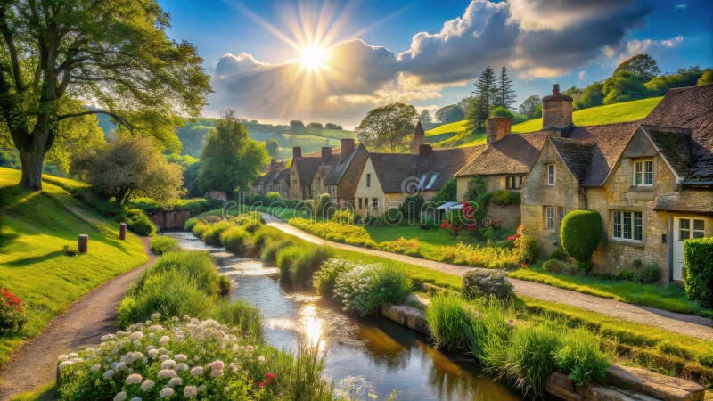 Streamside Pathway Stock Illustrations – 13 Streamside Pathway Stock ...