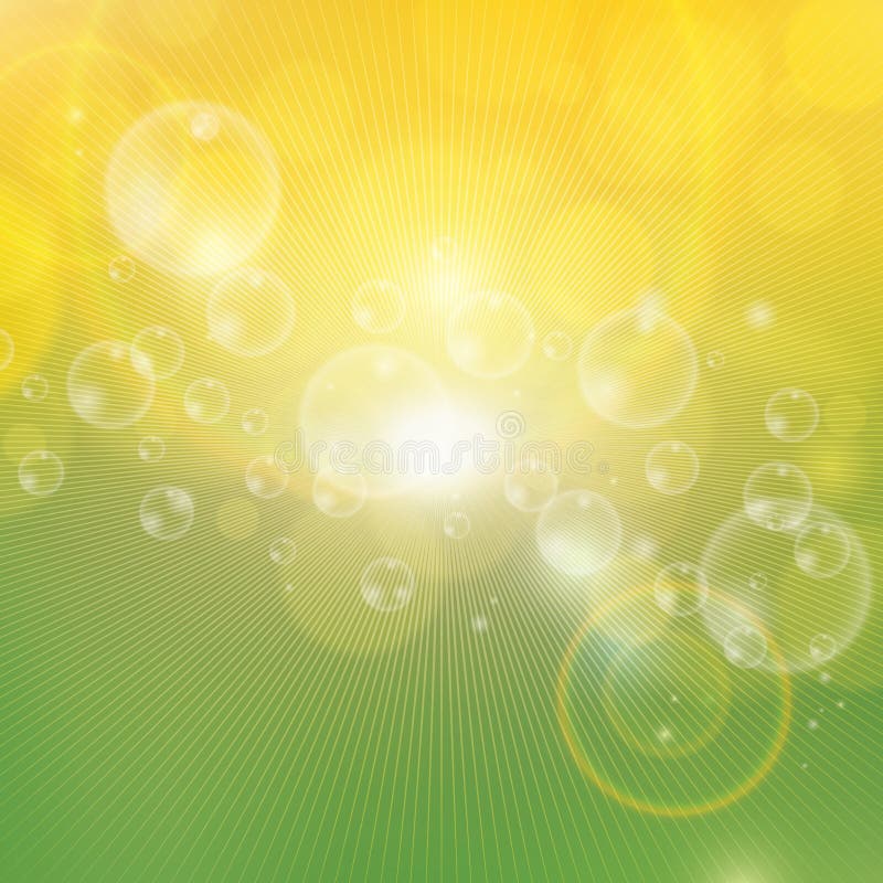 Sunny Abstract Sun Ray Background Stock Vector - Illustration of shiny ...