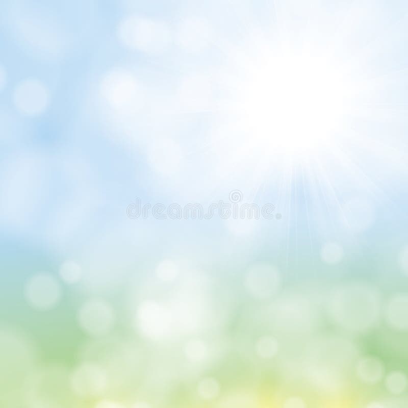 Sunny Abstract Sun Ray Background Stock Vector - Illustration of ...