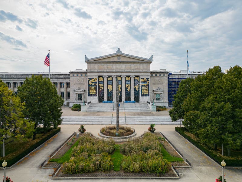 Sunny Aerial View of the Field Museum Editorial Photography - Image of ...