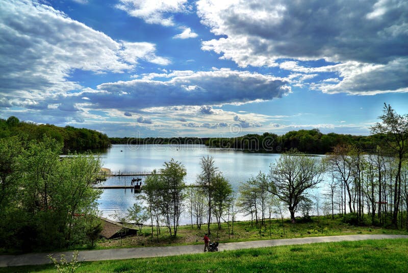 Sunny Afternoon at a Local State Park Editorial Stock Photo - Image of ...