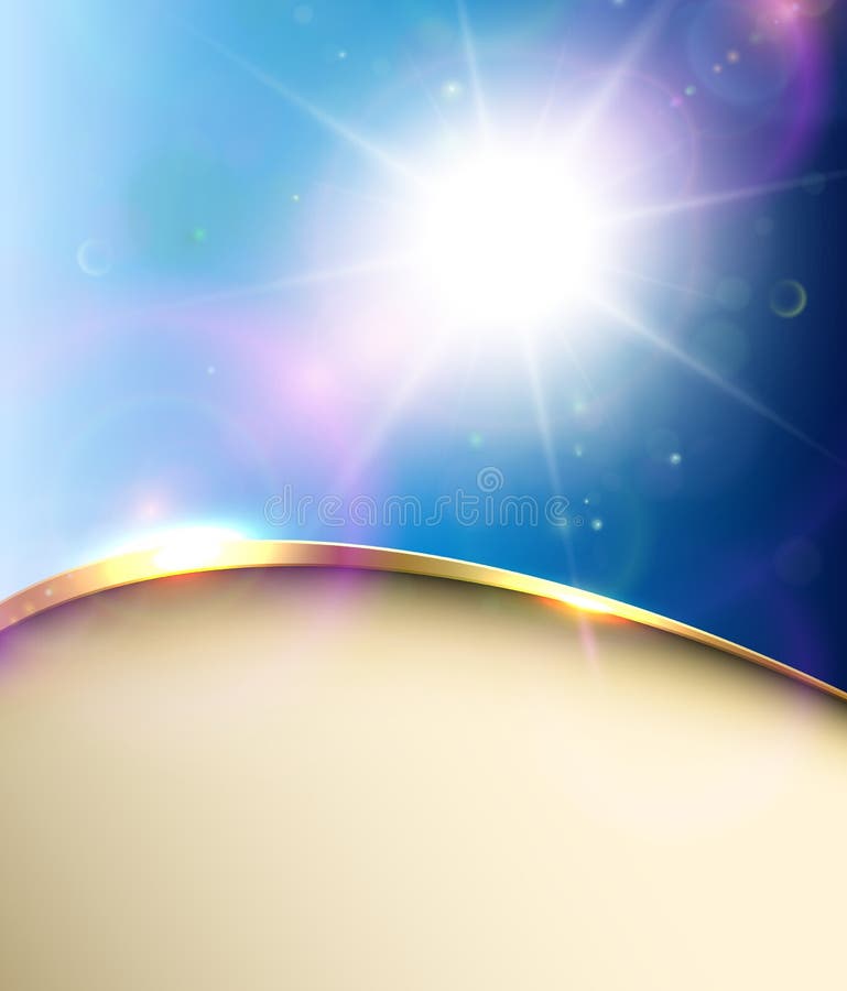 Sunny background stock vector. Illustration of glare - 50249738