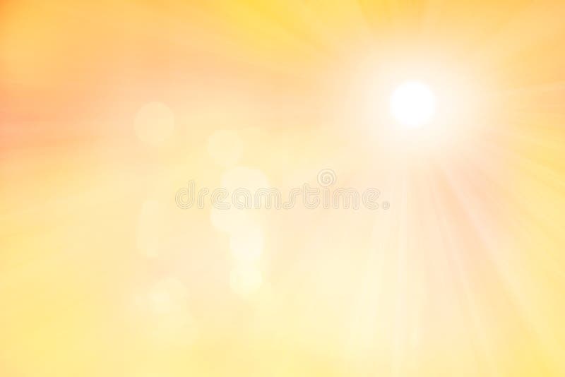 Sunny Background with Flares and Sun Rays Stock Image - Image of design ...