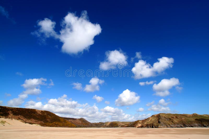Sunny beach landscape stock photo. Image of landscape - 1933346