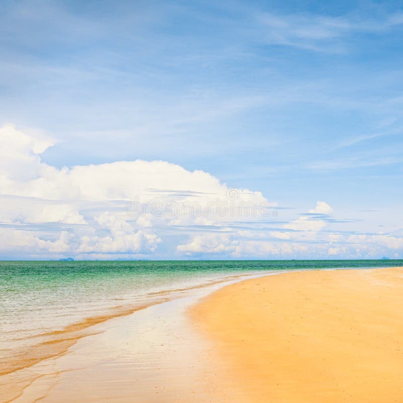 Sunny Beach stock photo. Image of beauty, asia, lanta - 32367578