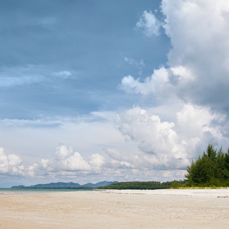 Sunny Beach stock image. Image of clear, landscape, square - 35379145