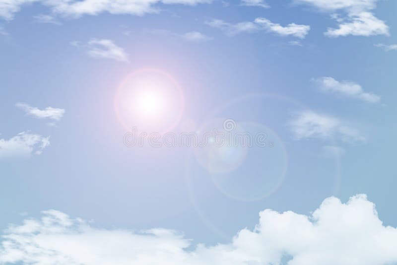Sunny blue sky stock photo. Image of tranquil, outdoors - 90211862