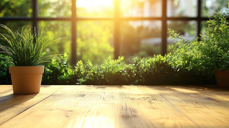 Sunny Cafe Table Plants Backdrop Stock Photos - Free & Royalty-Free ...