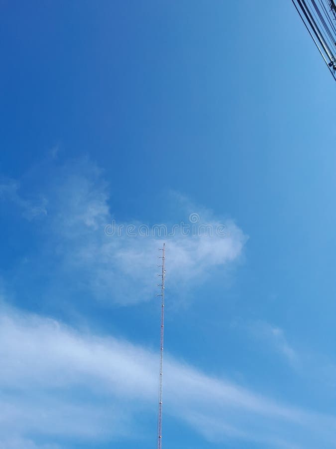 Sunny Clouds on a Good Day for Our Enthusiasm To Work Stock Image ...
