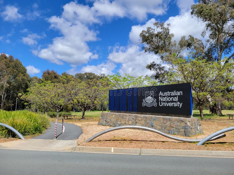 Sunny Day at Australian National University Canberra Editorial ...