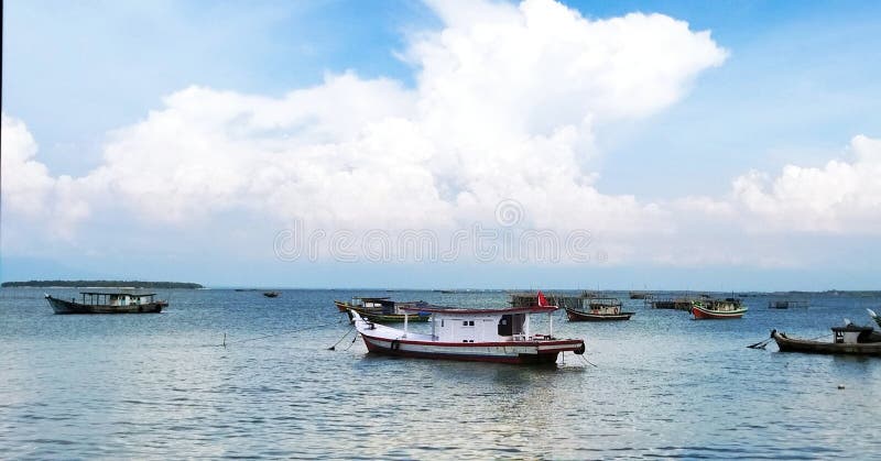 Sunny day at the bay stock image. Image of coast, sailboat - 260110455