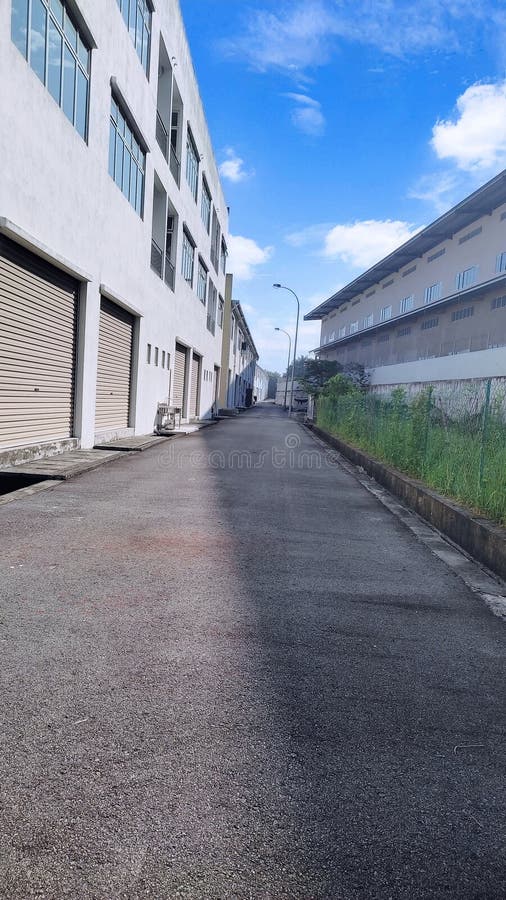 A Sunny Day in a City Alley Stock Photo - Image of city, acity: 274535606