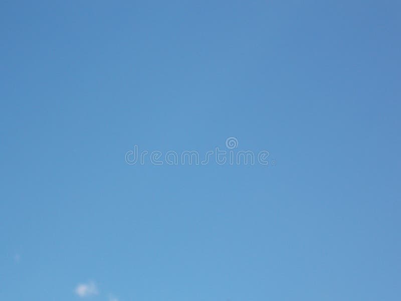 Sunny Day Clear Blue Sky at Noon Stock Photo - Image of horizon ...